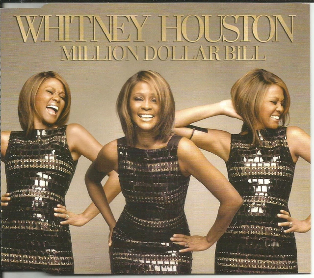 WHITNEY HOUSTON MILLION Dollar Bill w/ RARE FREEMASONS MIX CD single ...