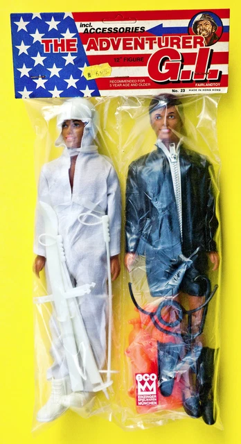 AVENTURIER G. I. Rare Twin Set Action Homme 12'' Big Équipe Yank ...