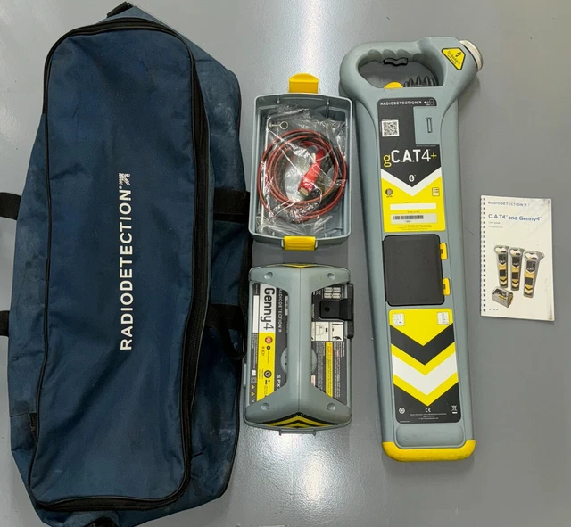 RADIODETECTION GCAT4+ CABLE Avoidance Tool *Strike Alert* & Genny 4 ...