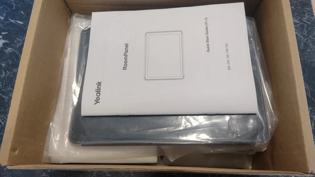 TESTED YEALINK MICROSOFT Teams RoomPanel Touch Screen Room Scheduling ...