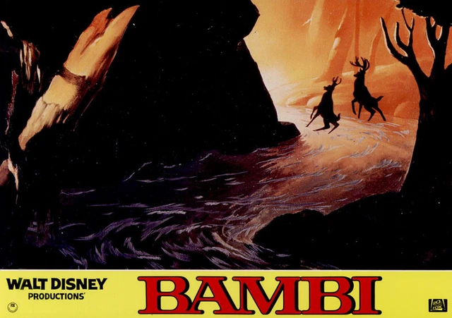 BAMBI ORIGINAL AUSHANGFOTO Walt Disney / James Algar / Samuel Armstrong ...