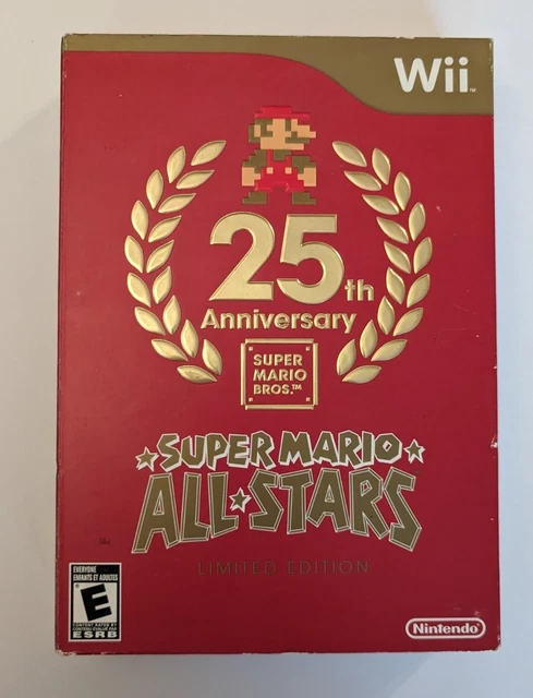 SUPER MARIO ALL-STARS 25th Anniversary Limited Edition Nintendo Wii ...