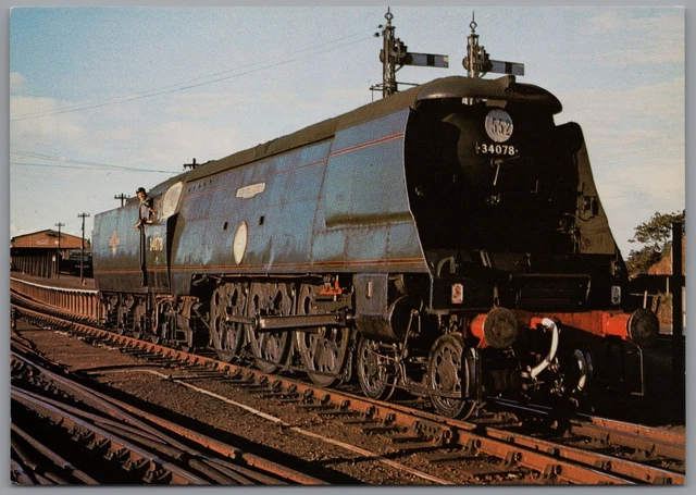 34079 STEAM LOCOMOTIVE at Ilfracombe 1961 Railway Postcard £2.70 ...
