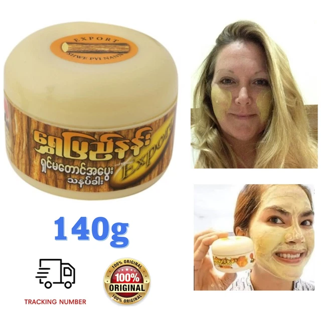MYANMAR THANAKA POWDER 100% Original Reduce Acne Dark Spots Melasma ...