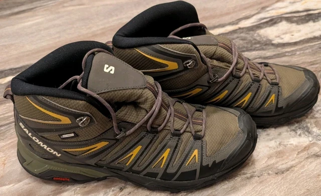 SALOMON X ULTRA Gore-Tex GTX Pioneer Mid Boots Green Men's Size 13 ...