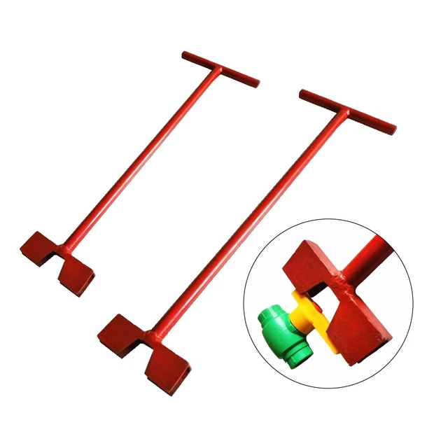 WATER METER KEY,VALVE Shut Off Key T Handle Spanner Long Handle Wrench ...