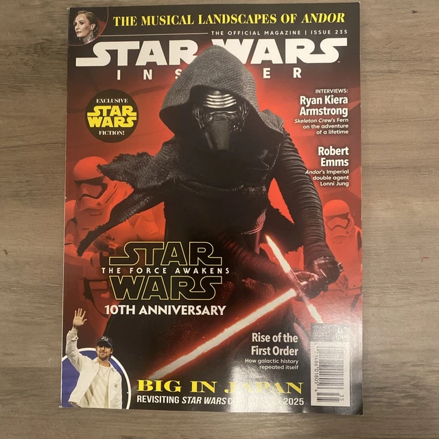 STAR WARS INSIDER Magazine Jan Feb 2026 Issue 235 Force Awakens Andor ...