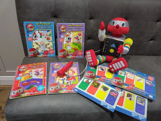 RED THE ROBOT Interactive Home Learning System Reading learning ...