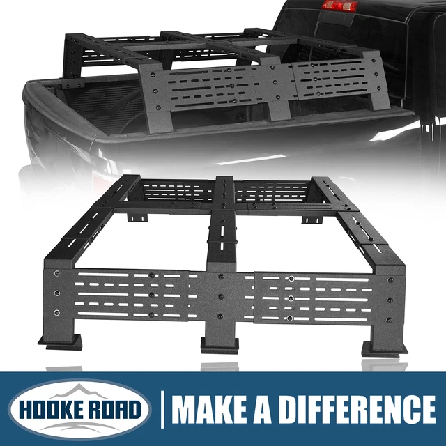 HOOKE ROAD OVERLAND Trunk Bed Rack Fit Ford F-150/Raptor/RAM/Silverado ...