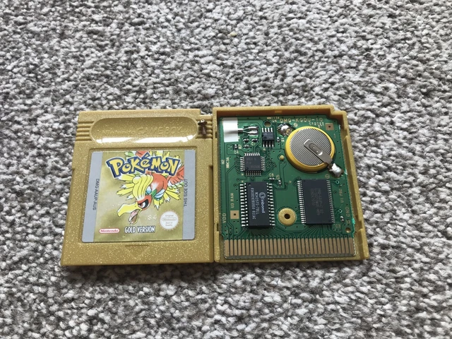 GENUINE POKEMON GOLD Nintendo Gameboy Original Game *New Save Battery ...