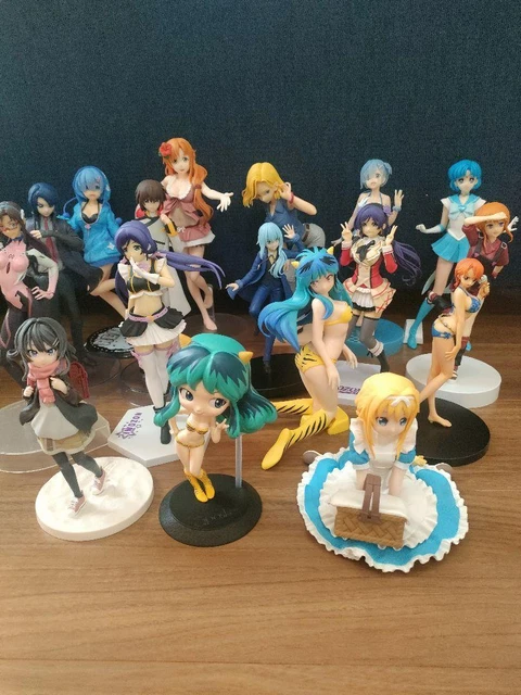 SET MISTO ANIME SAO ONE PIECE Urusei Yatsura ecc. Lotto 17 figure ...