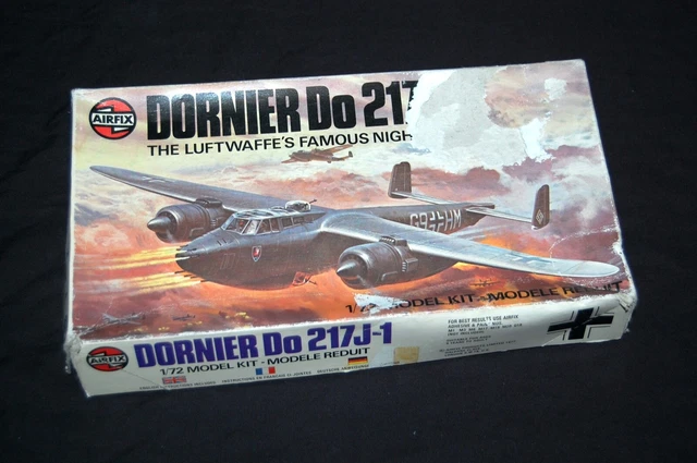 AIRFIX KIT MODELLO scala 1/72 Dornier Do 217 E-2/J-1 uscita 1978 EUR 1 ...