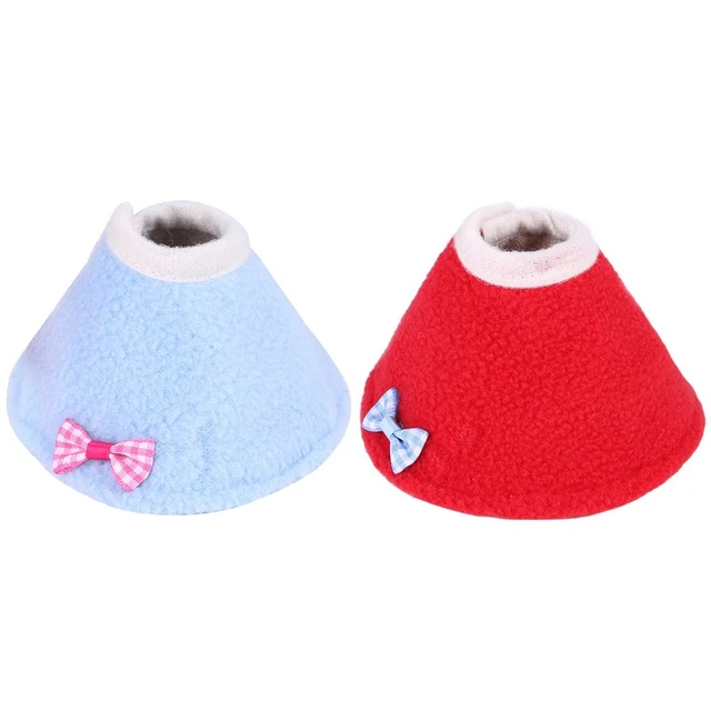 2 PCS ANTI-SCRATCH Elizabeth Circle Bird Protective Recovery Collar ...