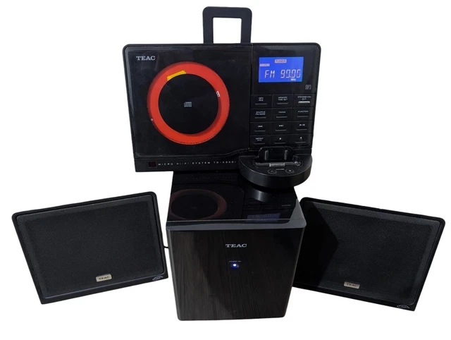 TEAC CD-X300I COMPACT Micro Hi Fi Stereo System IPOD Dock W Remote ...
