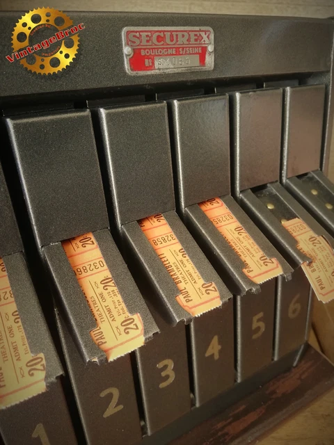 ANCIEN DISTRIBUTEUR N°S1085 de Tickets de Théâtre - Cinéma "SECUREX ...
