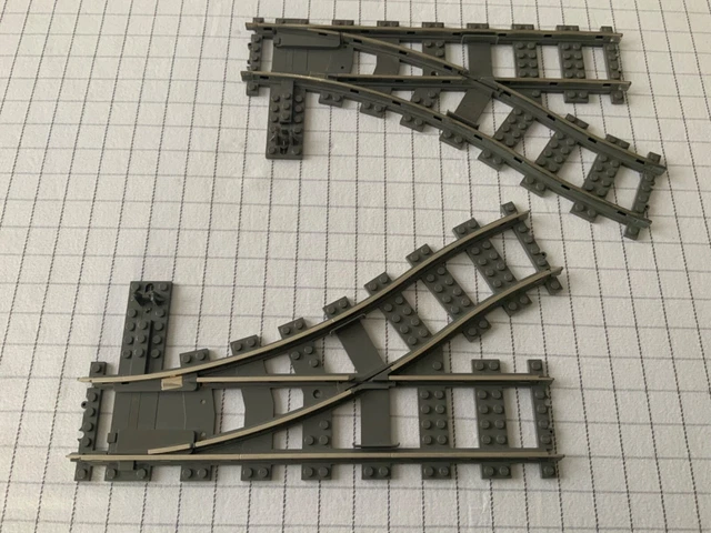LEGO - TRAINS ÉLECTRIQUE (ELECTRIC TRAIN 9V): SWITCH POINTS TRACK: 2861 ...