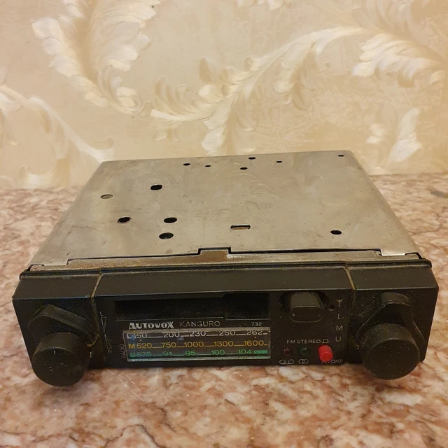 AUTORADIO AUTOVOX KANGURO 732 Vintage Radio Stereo Auto EUR 50,00 ...