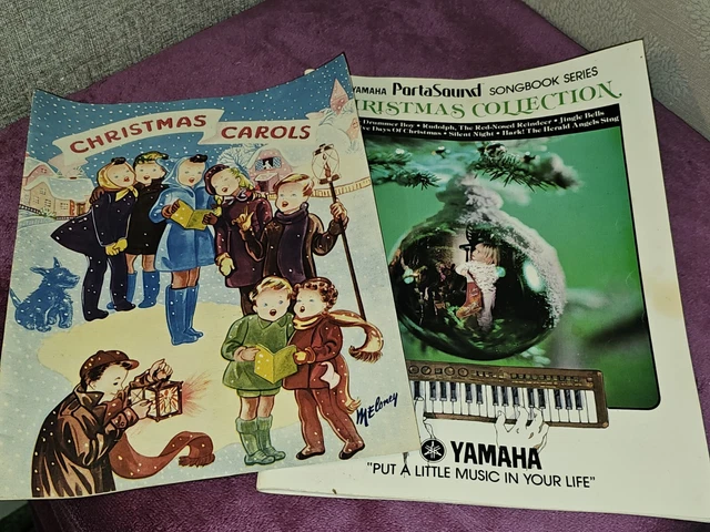 2X VINTAGE CHRISTMAS Carol Sheet Music Song Books - Peter Maurice ...