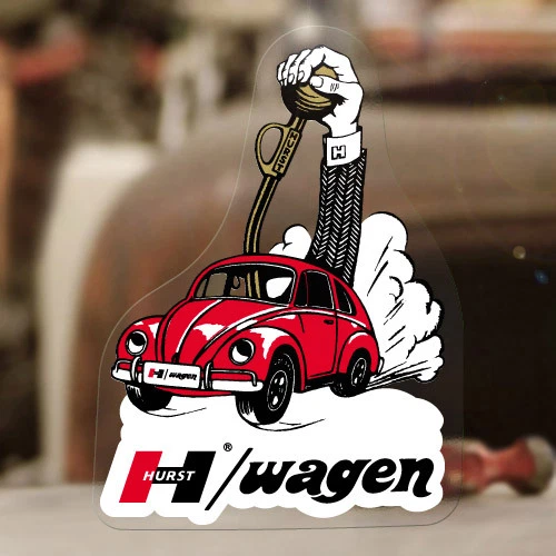 HURST BUG WAGEN Aufkleber Sticker Autocollante Aircooled Cox Käfer Typ ...