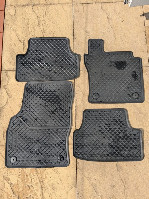 GENUINE USED VW Golf mk 7.5 Rubber Floor Mat Set £50.64 - PicClick UK