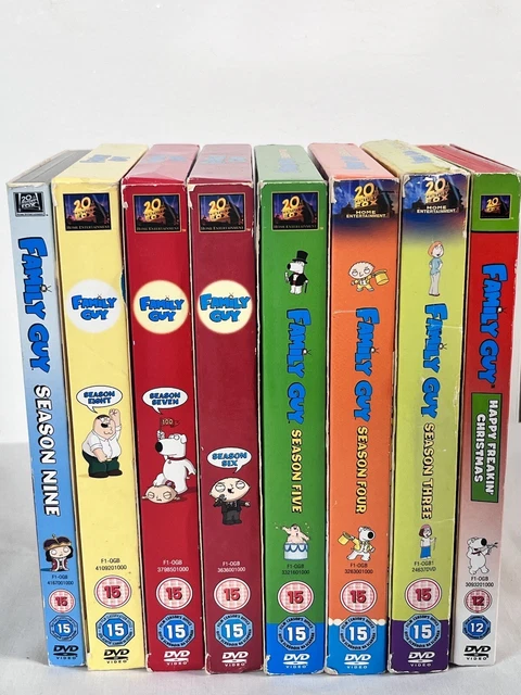 FAMILY GUY DVD Seasons Bundle Box Set - Discs Near Mint - Missing 2 ...
