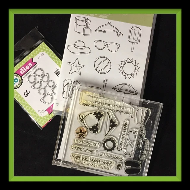 STAMPIN UP! DAY AT THE BEACH & Papertrey Ink A DAY AT THE BEACH + Cute ...