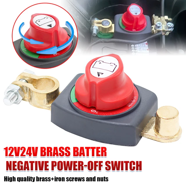 HEAVY DUTY BATTERY Isolator Switch 12V-48V Battery Disconnect Power Cut Off 300A £13.79 ...