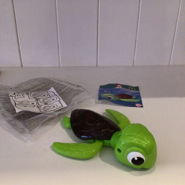 DISNEY PIXAR FINDING Nemo Squirt THE SEA TURTLE McDONALDS HAPPY MEAL TOY USED £6.99 - PicClick UK
