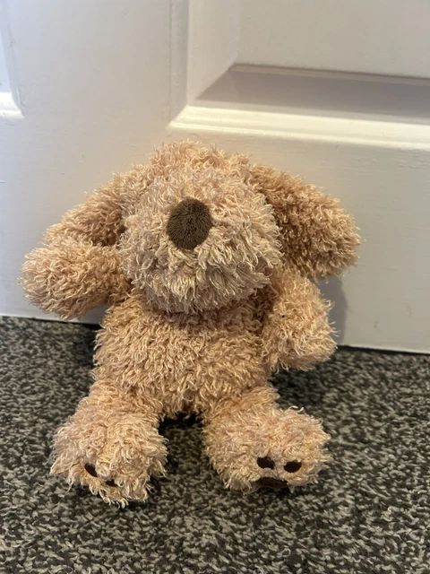 ASDA GEORGE PUPPY Dog Plush Brown Tan Comforter Soother Hug Toy £16.12 ...