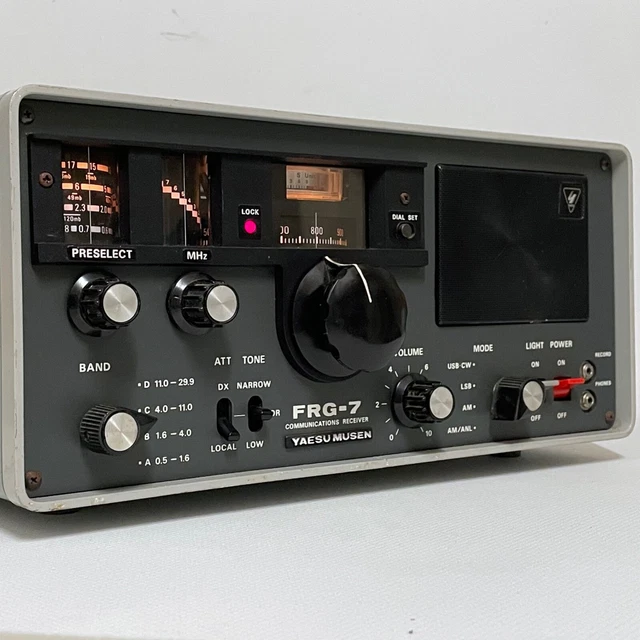 VINTAGE YAESU MUSEN FRG-7 Communications Receiver - BCL - Shortwave ...