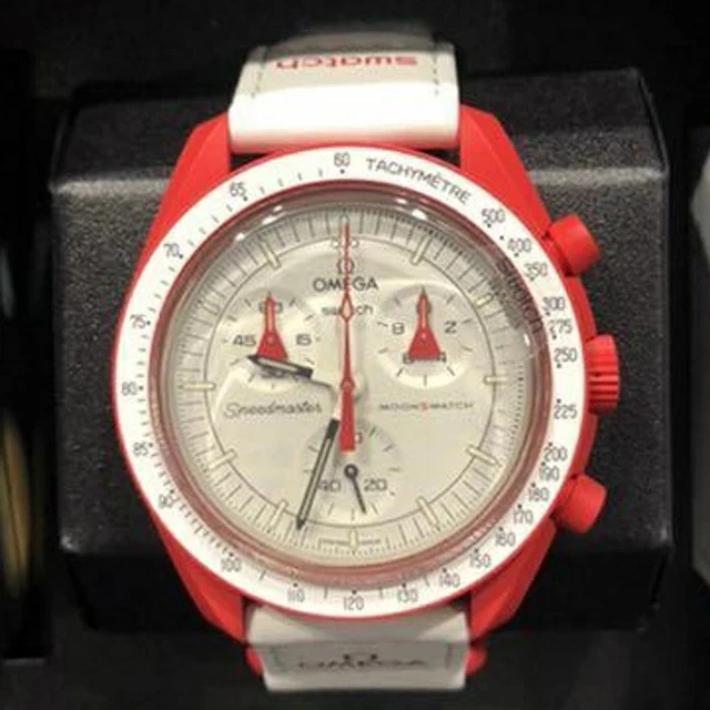 OMEGA SWATCH OMEGA Swatch BIOCERAMIC MoonSwatch Mission to Mars Bio ...