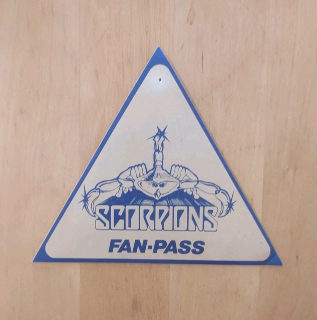 SCORPIONS FAN-PASS AUFKLEBER EUR 5,00 - PicClick DE