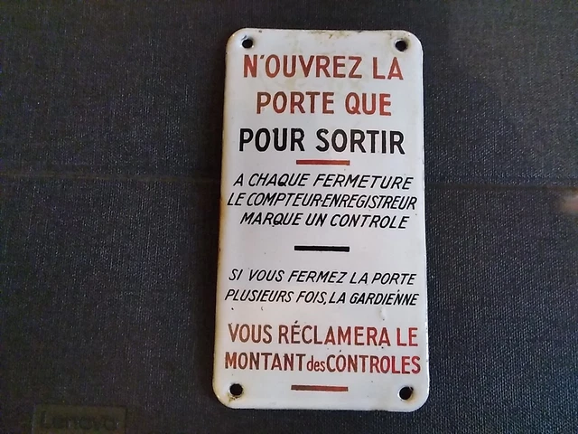 PLAQUE ÉMAILLÉE ANCIENNE EUR 45,50 - PicClick FR