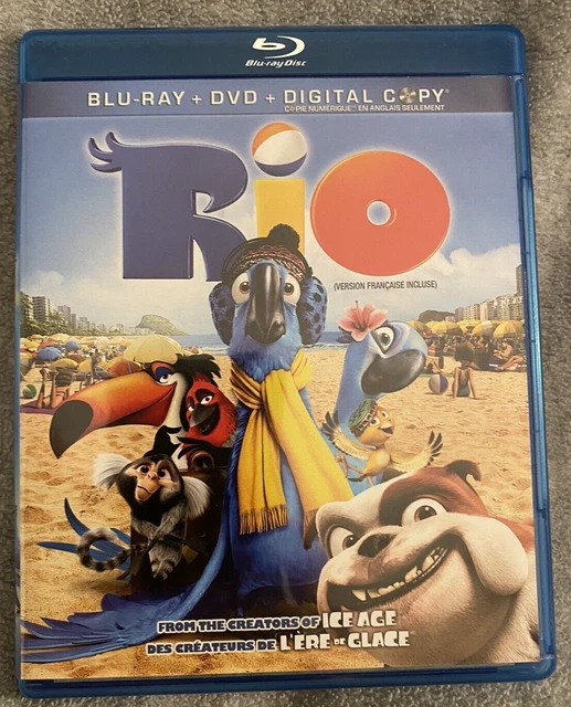RIO BLU-RAY/DVD/DIGITAL COPY Movie (2011) $9.35 - PicClick CA