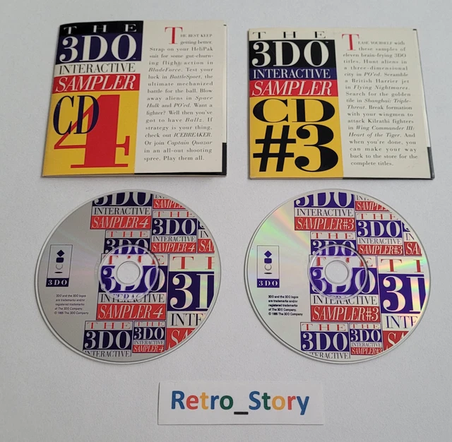 3DO - THE 3DO Interactive Sampler - Demo - CD #3 & #4 EUR 39,99 - PicClick FR