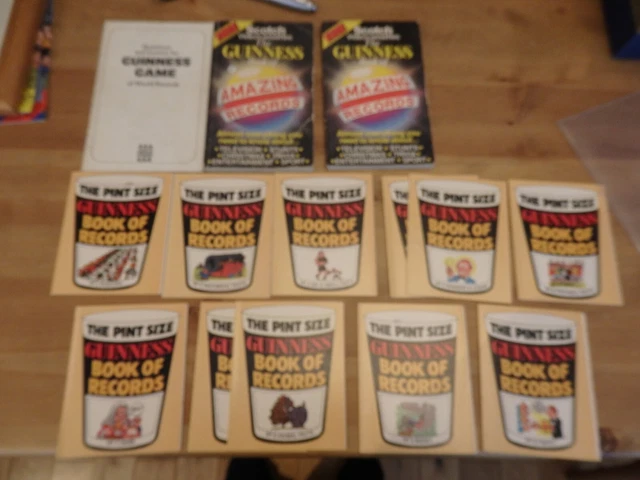 PINT SIZE GUINNESS Book of Records No.1,2,3,5,6,7,8,9,10-1983 + 3 extra ...