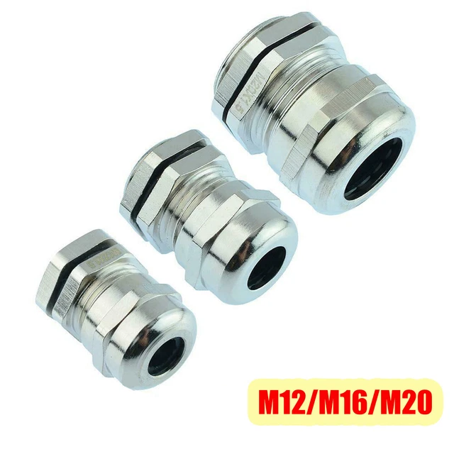 M12 M16 M20 Brass Metal Dome Cable Gland IP68 Waterproof Grand Head ...