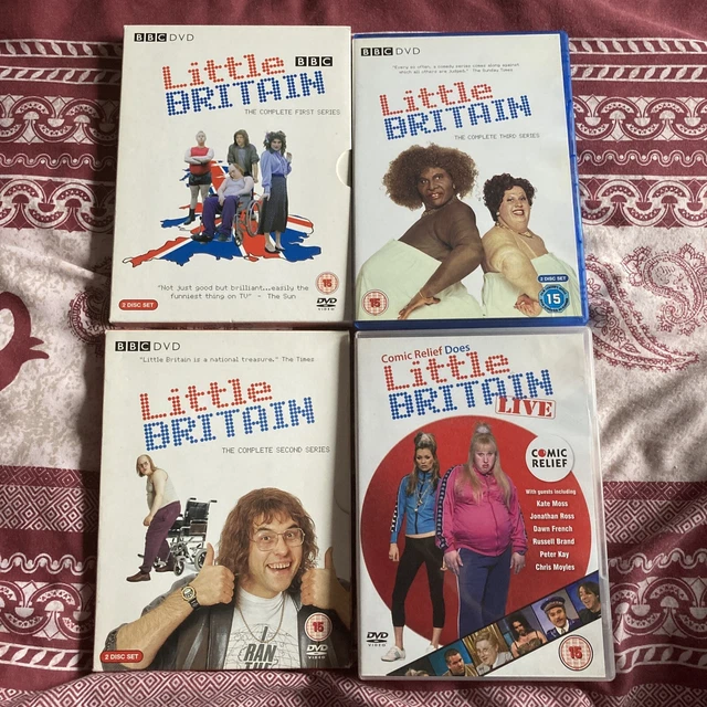 LITTLE BRITAIN DVD Bundle - Complete Series 1-3 + Comic Relief £7.99 ...