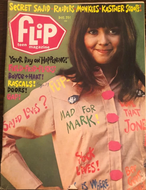FLIP MAGAZINE DICEMBRE 1968 Sajid Khan Monkees Janis Joplin Doors Union ...