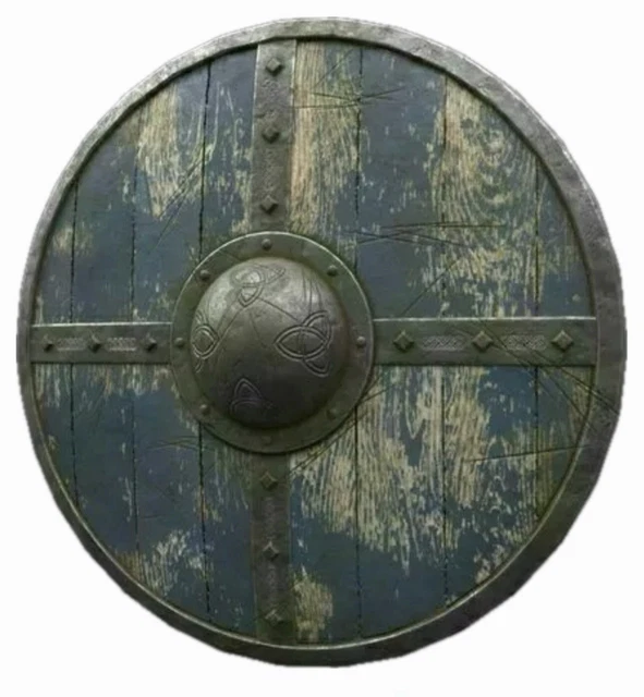 MEDIEVAL VIKING ARMOUR Shield Fully Functional Medieval Wooden Shield ...