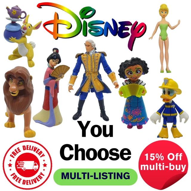 WALT DISNEY CHARACTERS Movies & TV Shows Collectable Figures & Action ...