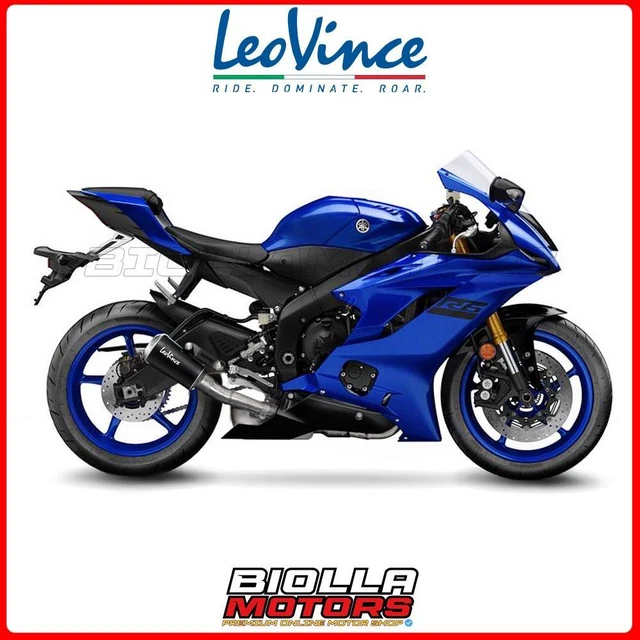 15215B POT D'ÉCHAPPEMENT Leovince Yamaha Yzf-R6 600 2018 - Lv-10 Black ...