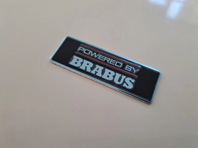 ORIGINAL POWERED BY BRABUS Emblem Logo selbstklebend Porsche 911 992 ...
