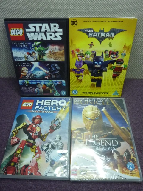 LEGO STAR WARS,BATMAN,BIONICLE and Hero Factory DVD Bundle.. £8.95 ...