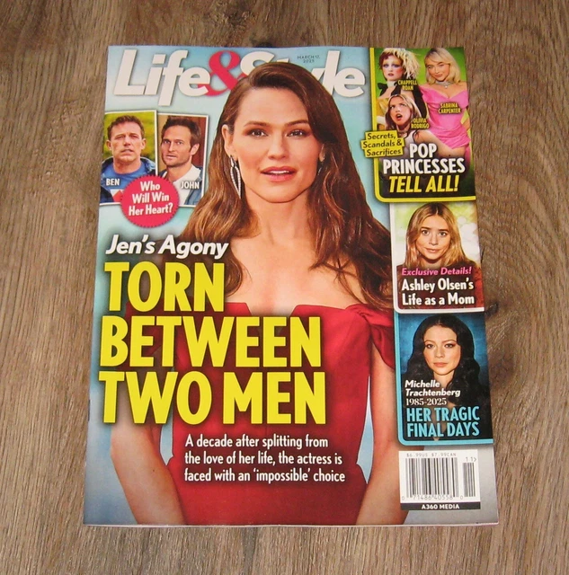 LIFE & STYLE 2025 magazine Michelle Trachtenberg ASHLEY OLSEN Chappell ...