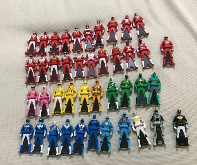 POWER RANGERS SUPER Megaforce Gokaiger Ranger Key 42p Set Bundle BANDAI ...