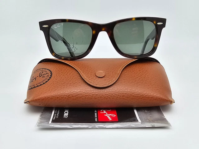 LUNETTES DE SOLEIL polarisées Ray-Ban RB2140 902/58 monture tortue ...