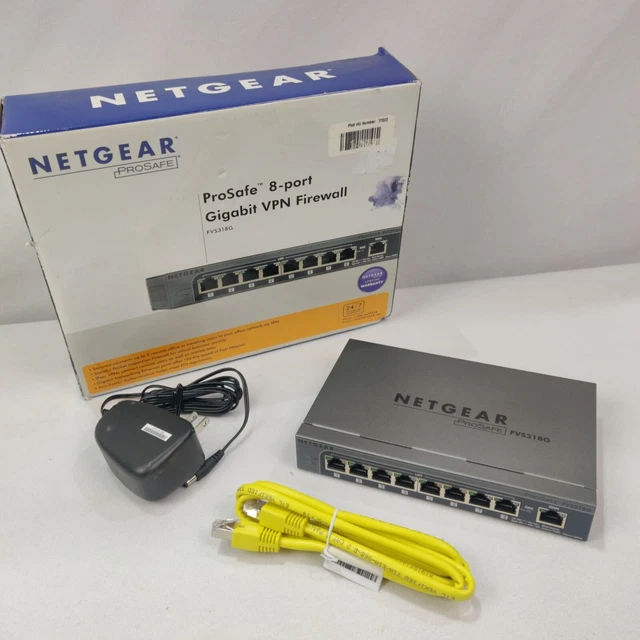 NETGEAR PROSAFE 8-PORT Gigabit VPN Business-class Firewall Model ...