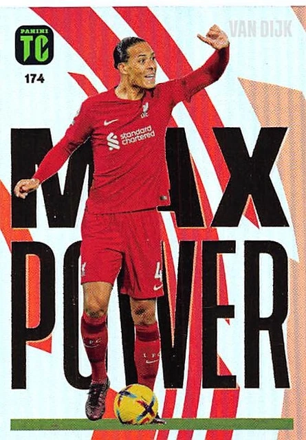PANINI 2023 TOP Class Max Power Liverpool FC Virgil Van Dijk #174 EUR 2 ...