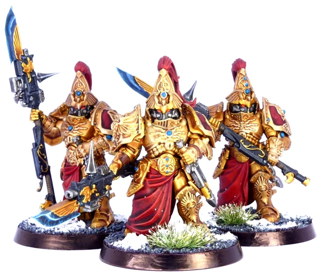 WARHAMMER 40K ADEPTUS Custodes Space Marines Custodian Wardens £99.99 ...